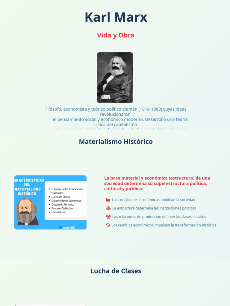 Karl Marx Vida y Obra | PDF | La teoría de la alienación de Marx | Karl ...