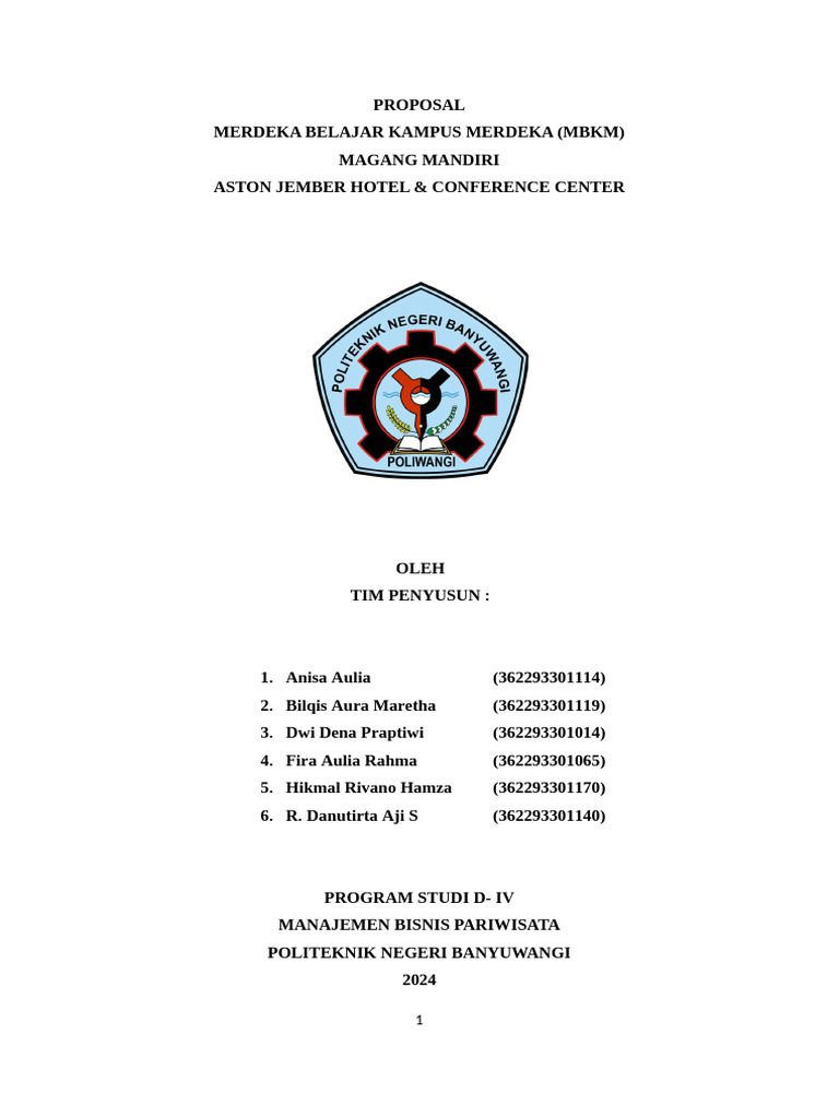 Proposal Magang | PDF
