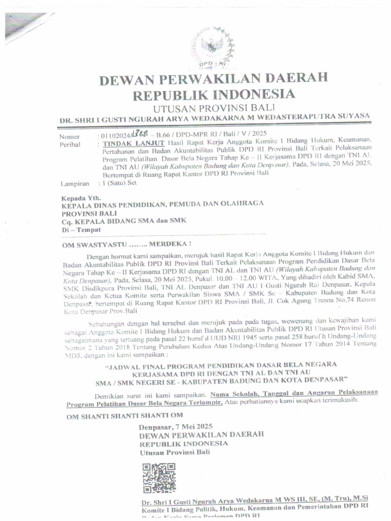 Program Pendidikan Dasar Bela Negara | PDF