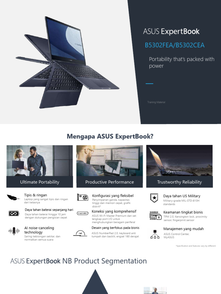 ExpertBook B5302 - Bahasa | PDF