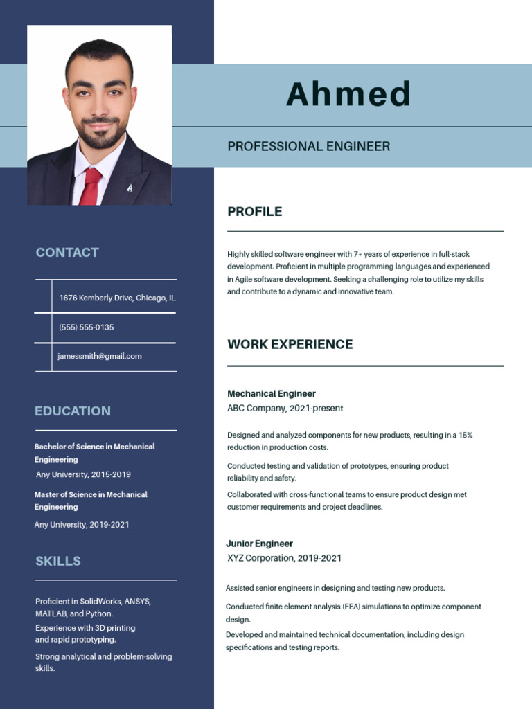 Professional Engineer Profile | PDF