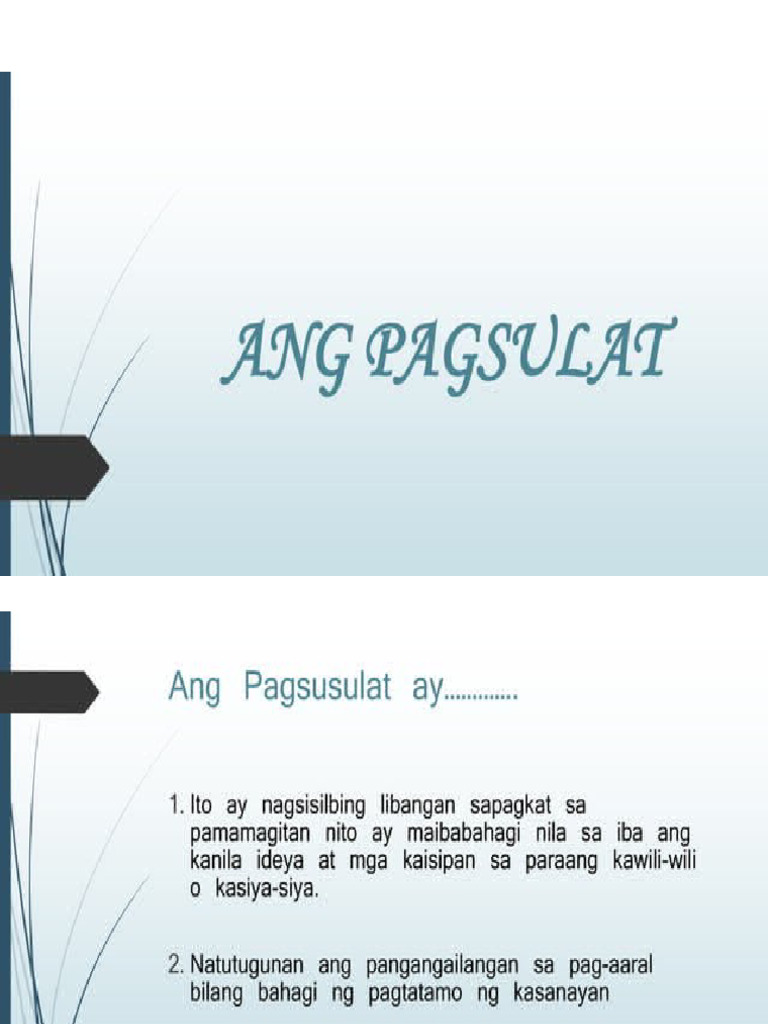 Filipino Sa Piling Larangan | PDF