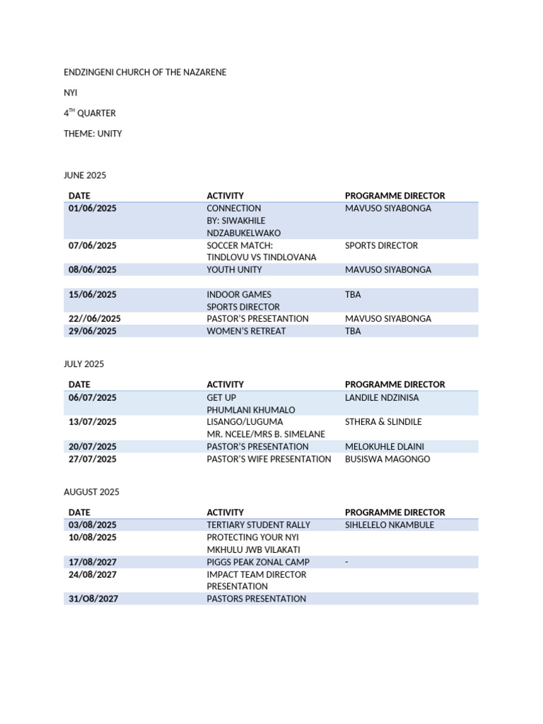 4th Quarter | PDF