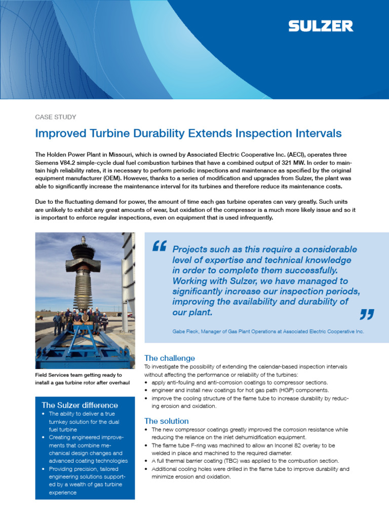Improved Turbine Durability Extends Inspection Intervals en A10233 3 ...
