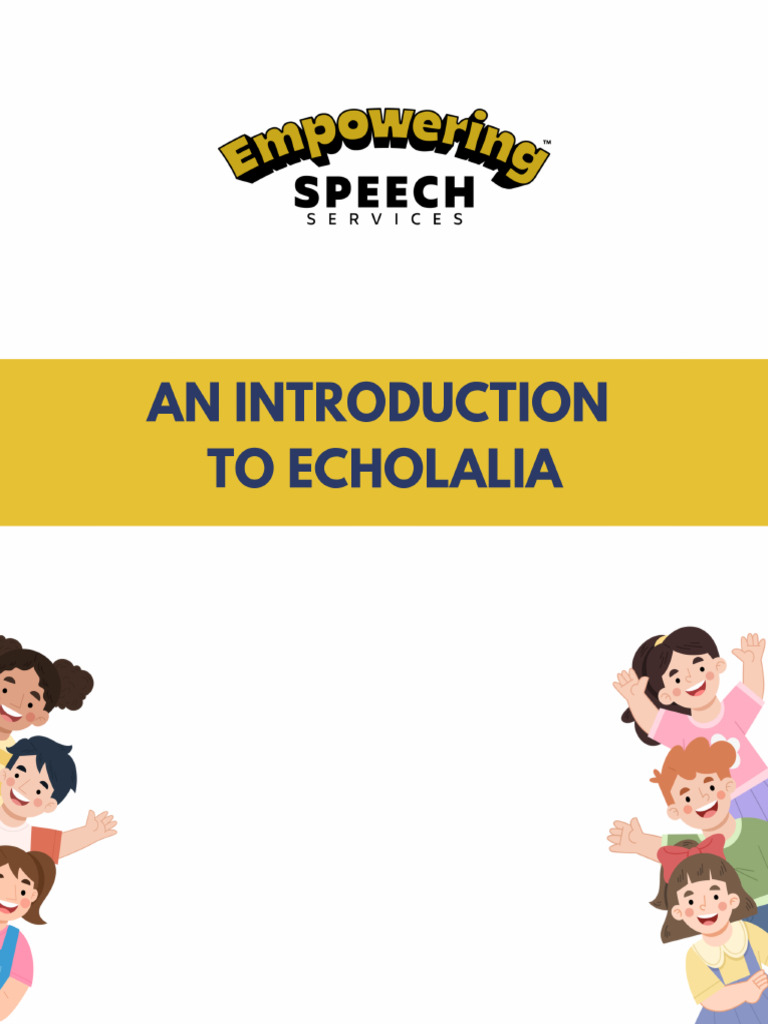 Echolalia Freebie | PDF