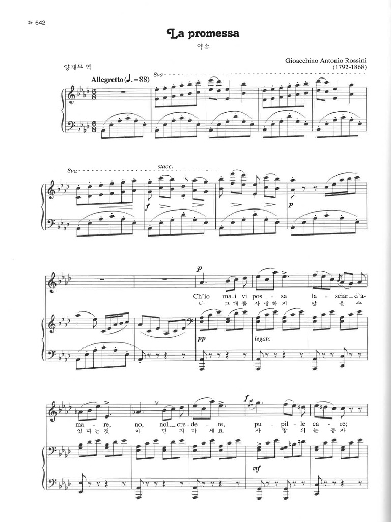 La Promessa Rossini | PDF