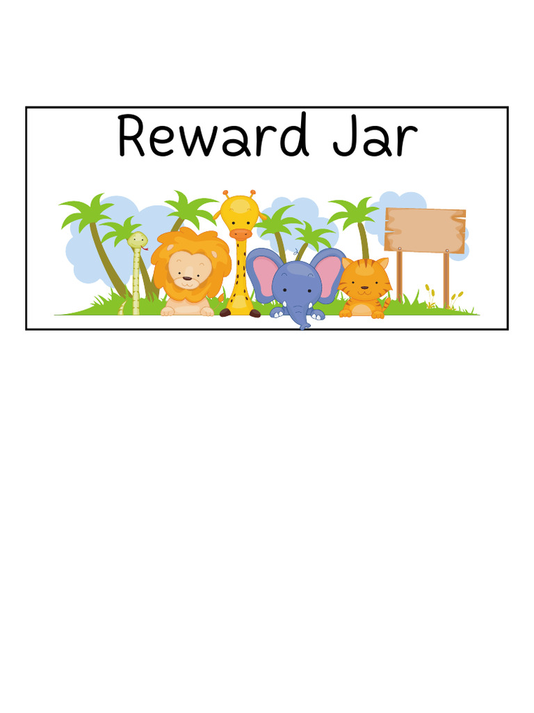 Zoo Animals Reward Chart | PDF