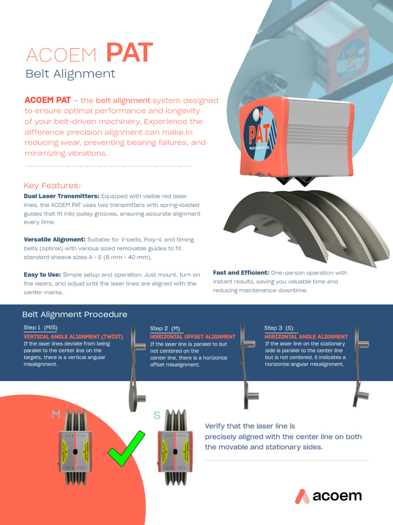 Fixturlaser PAT II - Ficha Técnica (2) | PDF | Belt (Mechanical) | Equipment