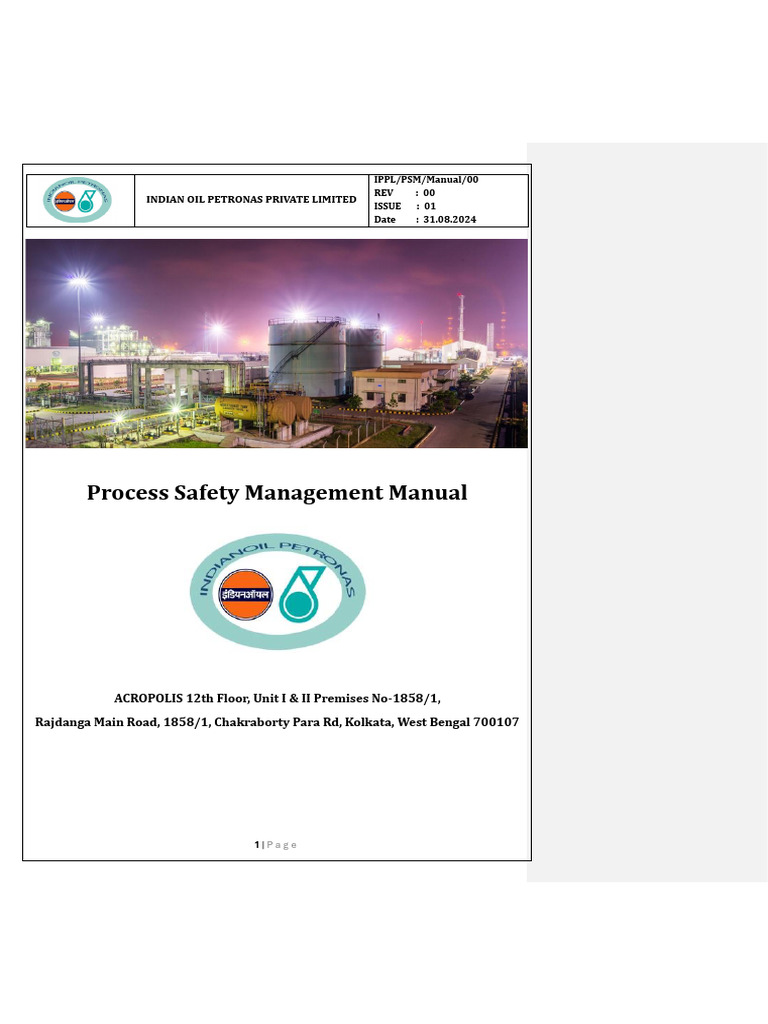 PSM Manual - Updated Dec | PDF | Personal Protective Equipment | Safety