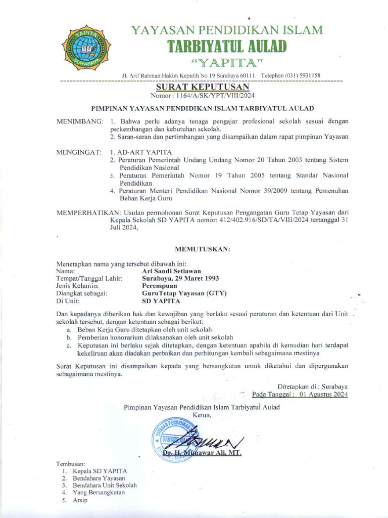 SK Gty Arisandi | PDF