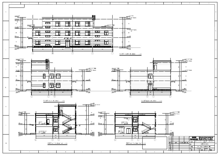S31-101-03 Cross Section of Comprehensive Building | PDF