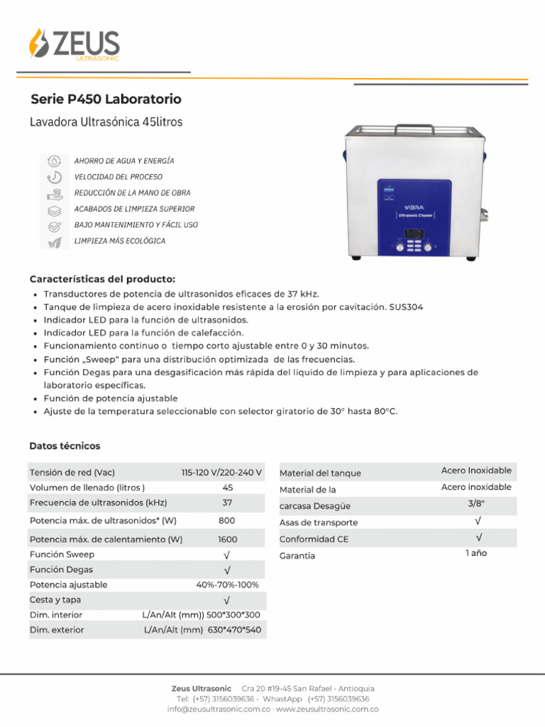 Vibra Profesional P450 | PDF