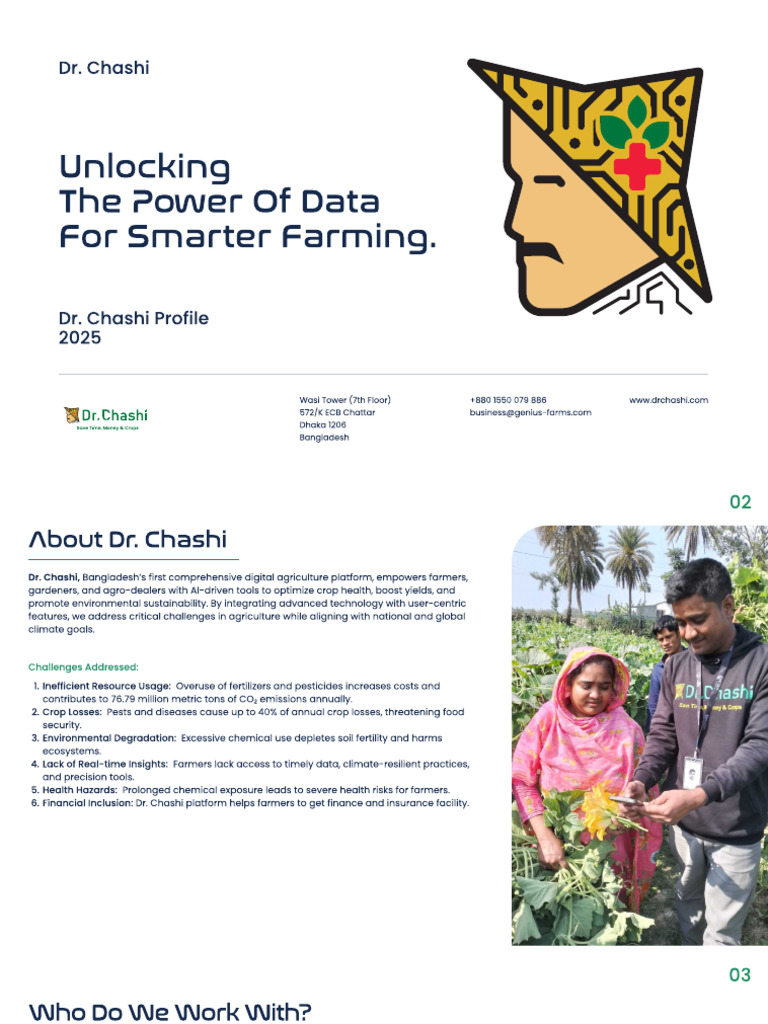 DR Chashi Company Profile | PDF | Agriculture | Pesticide