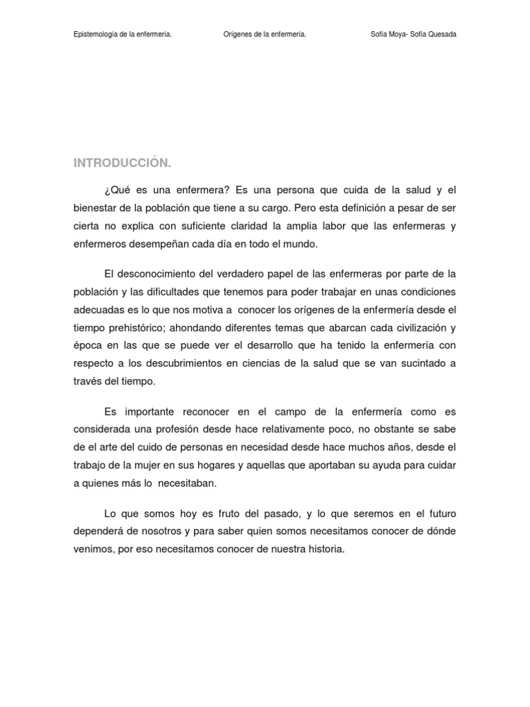 Orígenes de La Enfermería | PDF | Enfermería | Medicina