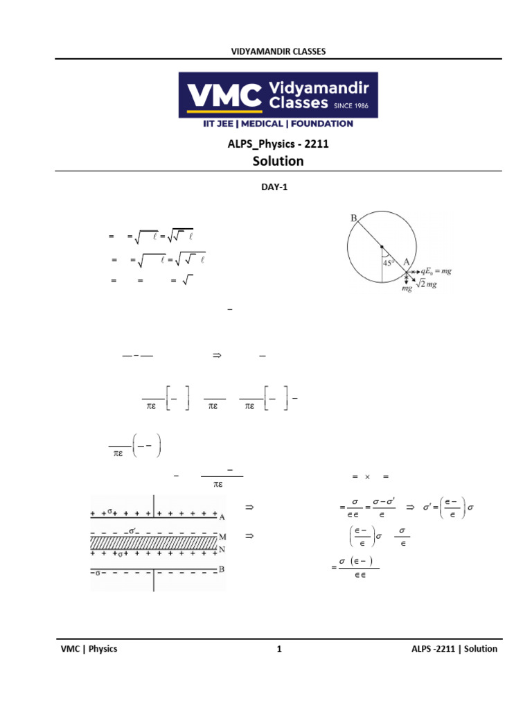 Physics Advanced Level Problem Solving Alps 11 Solution Pdf