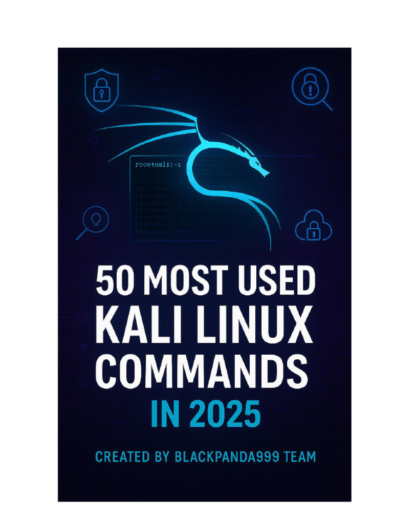 50 Most Used Kali Linux Commands in 2025 – FREE PDF Guide! | PDF | Computer Networking ...