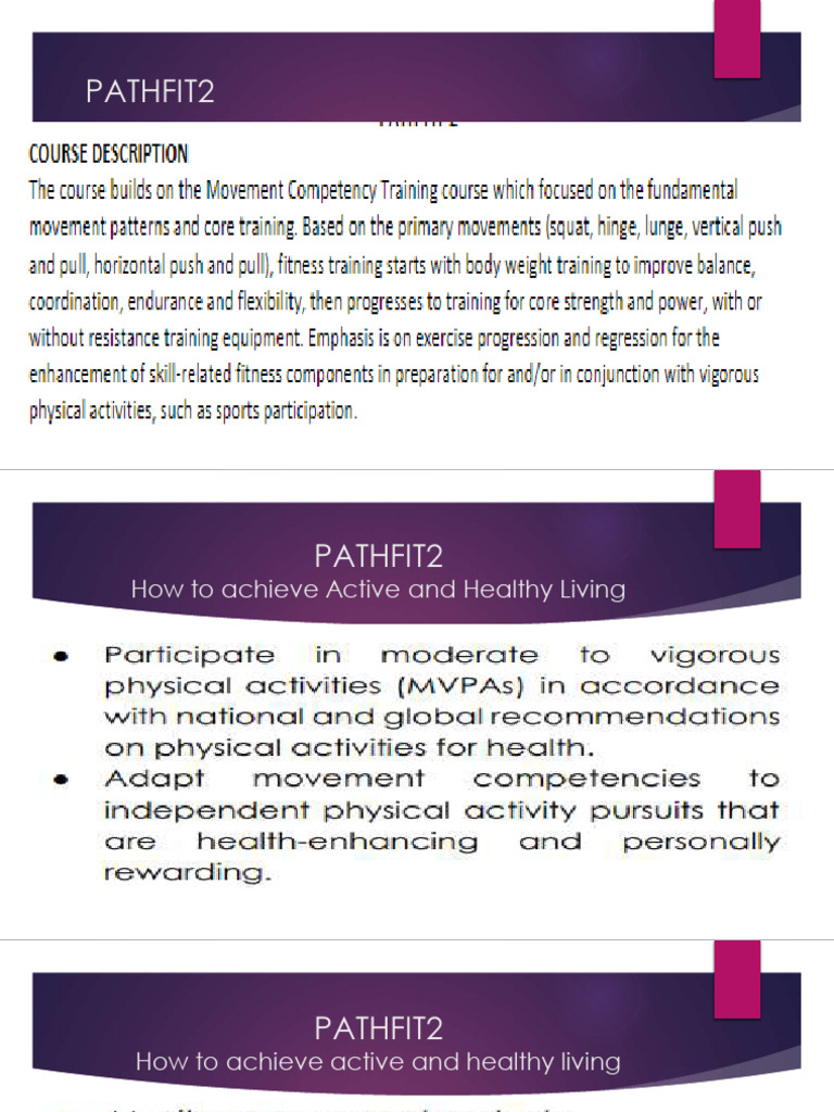 PATHFIT2 Powerpoint UPDATED | PDF | Physical Fitness | Mental Chronometry