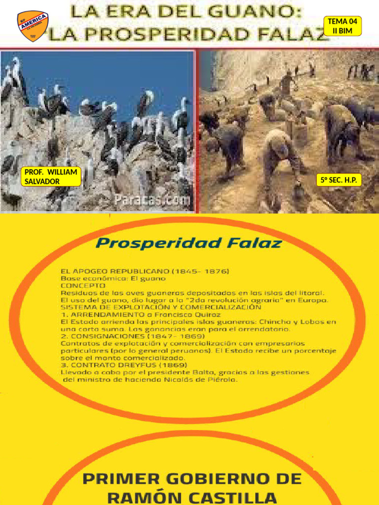 Prosperidad Falaz y Era Del Guano | PDF
