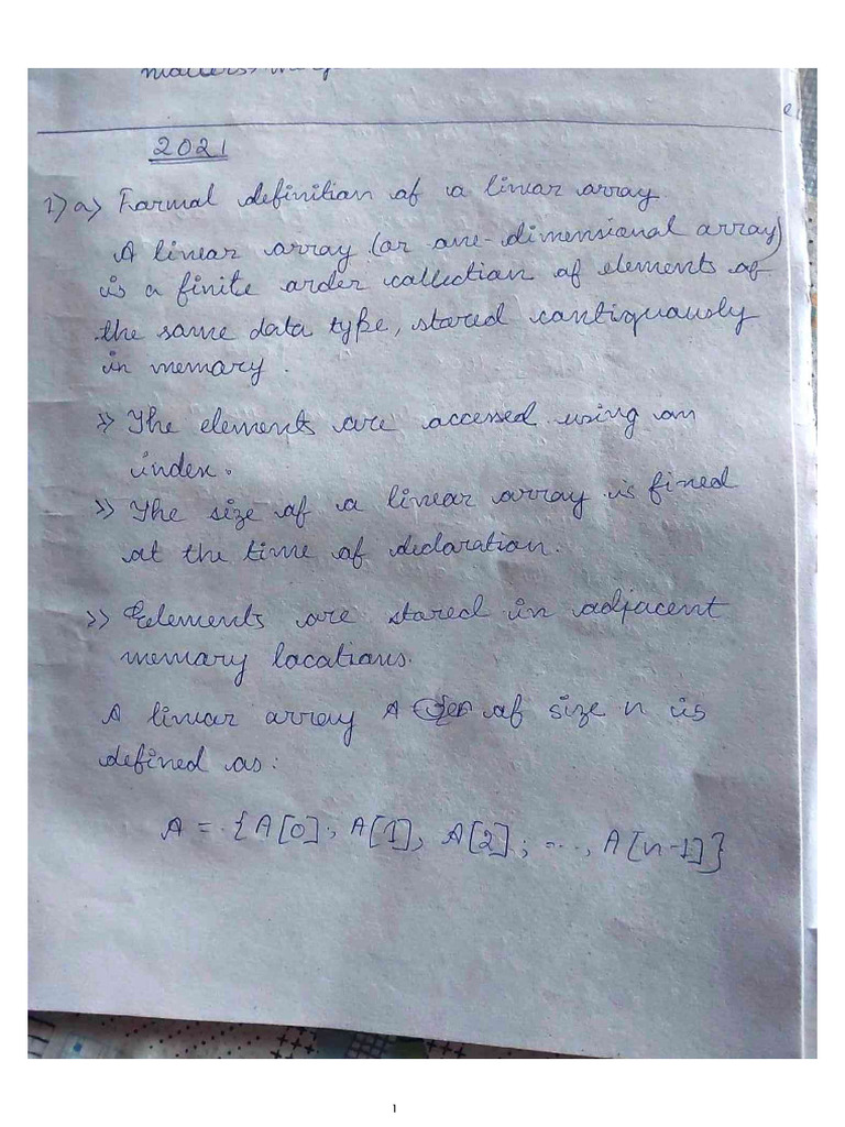 CU Data Structure 2021 Soln | PDF