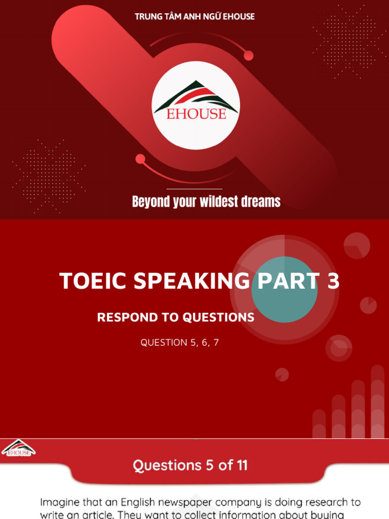 TOEIC Speaking Part 3 Guide | PDF | Coffeehouse