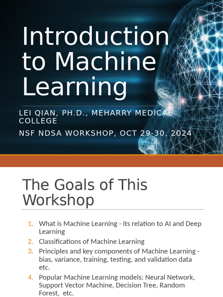 Introduction To Machine Learning | PDF | Machine Learning | Artificial ...