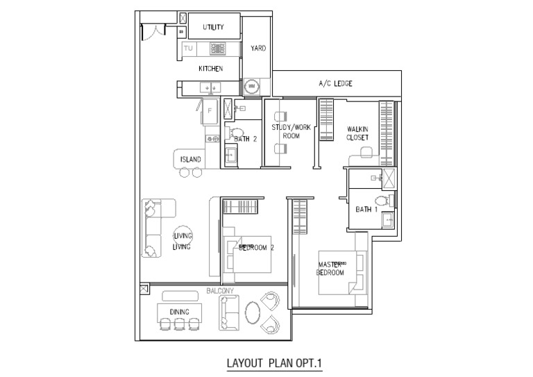 Layout Plan Opt1 | PDF