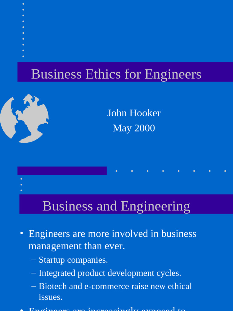 Business Ethics For Engineers | PDF | Legal Liability | Trade Secret