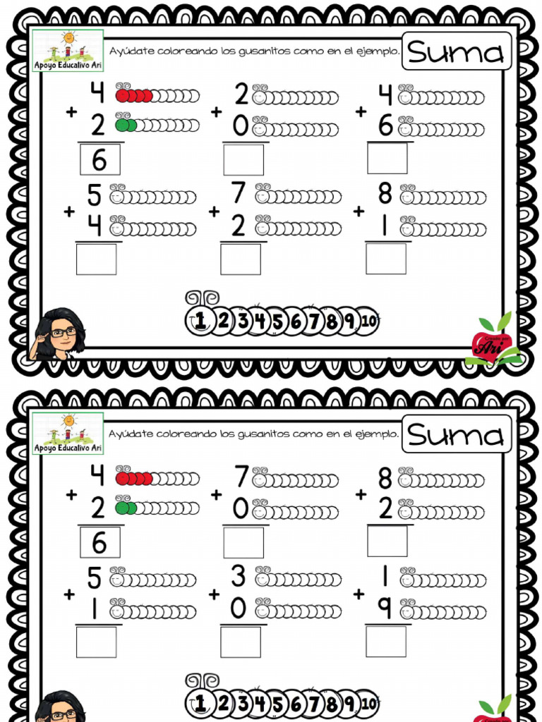 fichas-sumas-sencillas | PDF