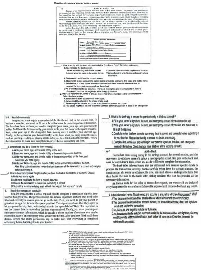 1st Quarter Review | PDF