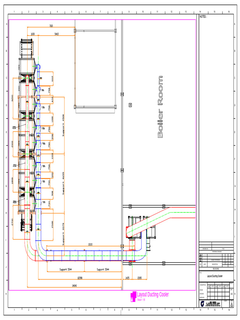 Layout Ducting Cooler Top - A3 - Landscape | PDF