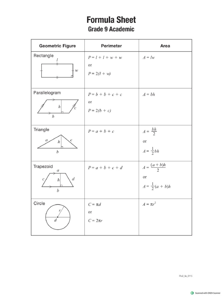 Surface Area Volume Formula PDF | PDF