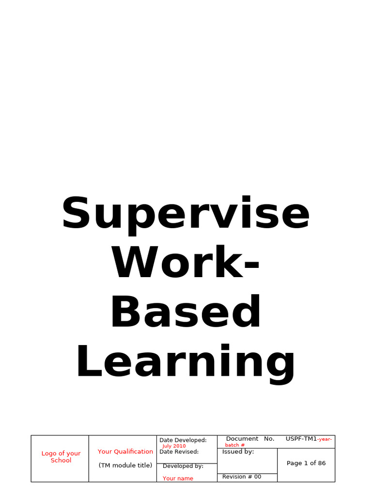 Supervise Training | PDF | Cakes | Desserts