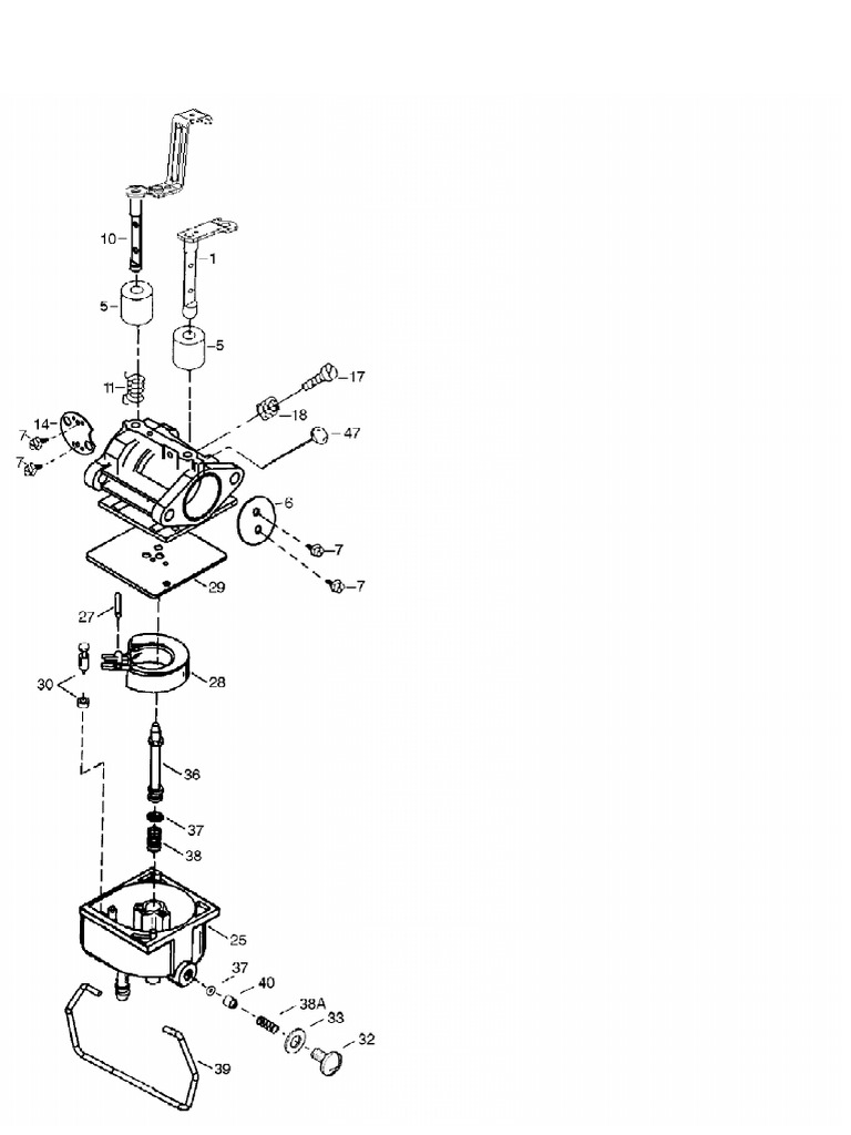 LT-1650 Carburetor & Parts List | PDF | Carburetor | Vehicle Parts