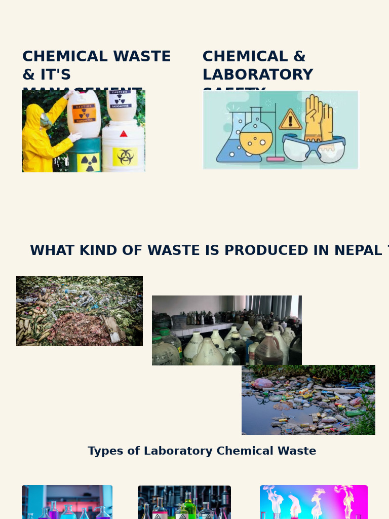 Chemical Waste Management in Nepal | PDF | Waste | Hazards
