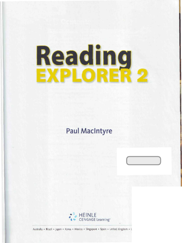 Reading Explorer 2 | PDF