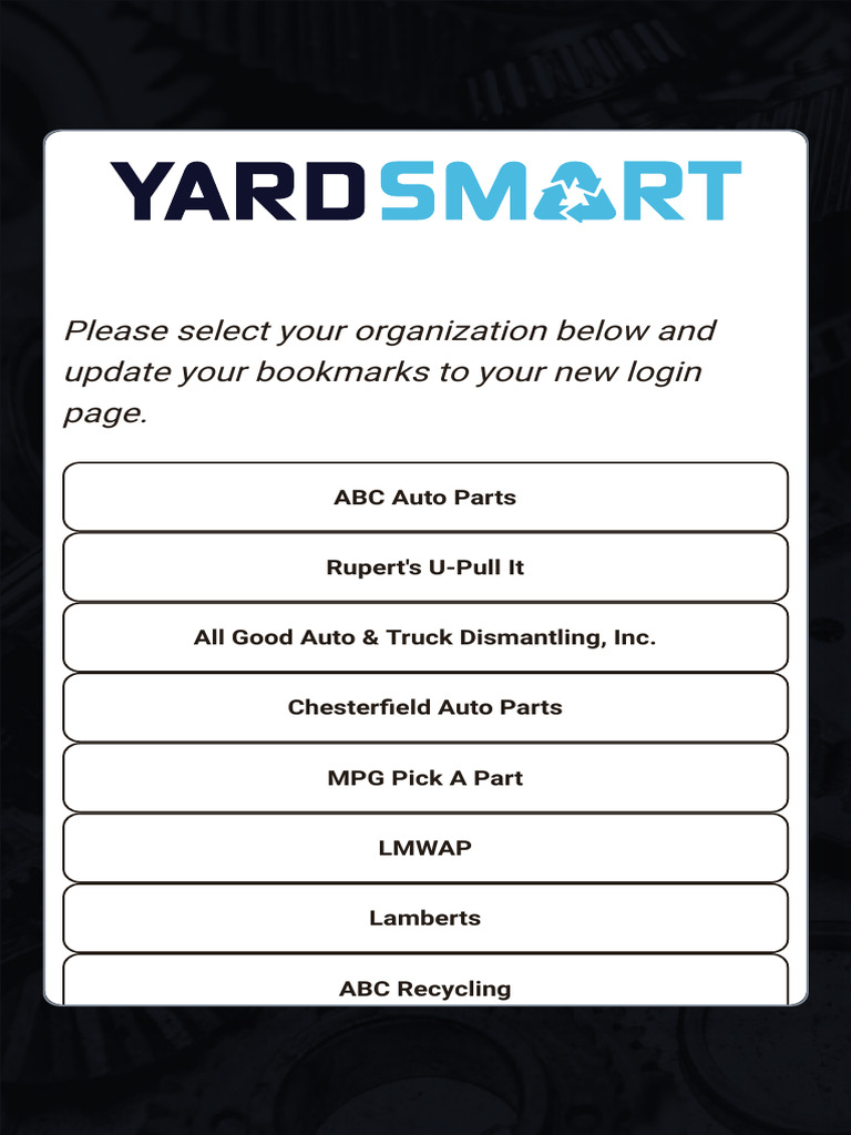 Select Account YardSmart | PDF