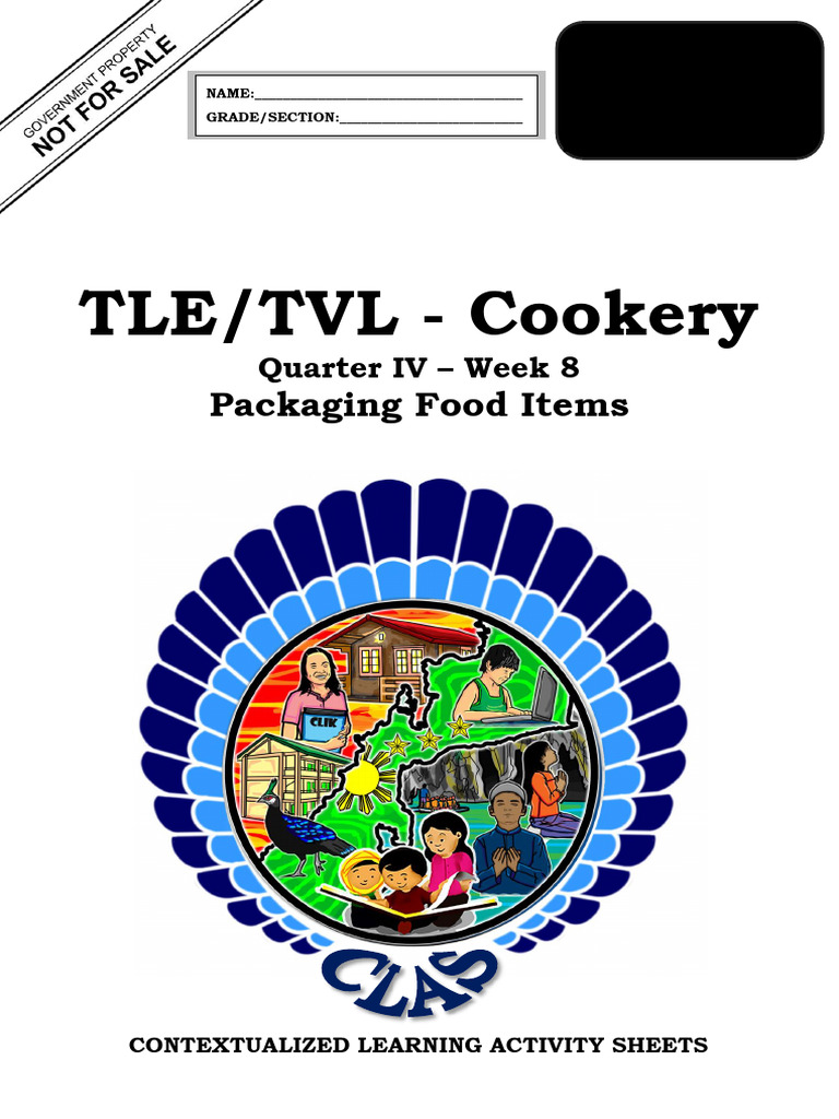 TLE-TVL HE (Cookery) 9-11 Q4 CLAS6 Packaging-Food-Items | PDF | Canning ...