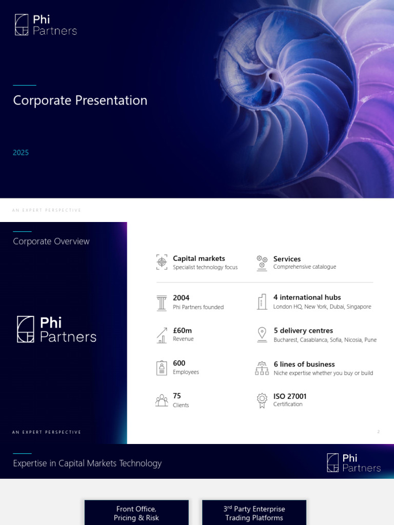 Phi Partners - Company Presentation 2025 | PDF | Cloud Computing | Computing