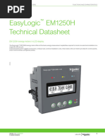 EasyLogic™ PM1000H Series Technical Datasheet | PDF | Physical ...