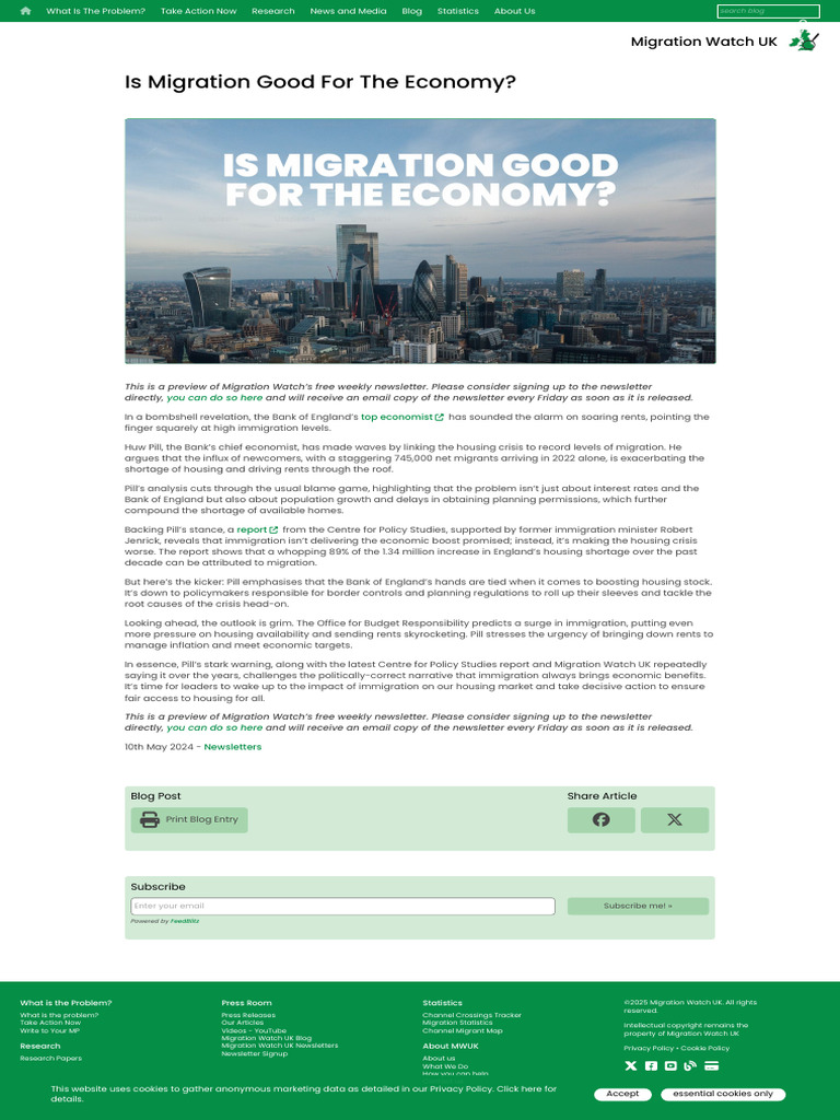 Migration Watch UK Blog Is Migration Good For The Economy - Migration ...