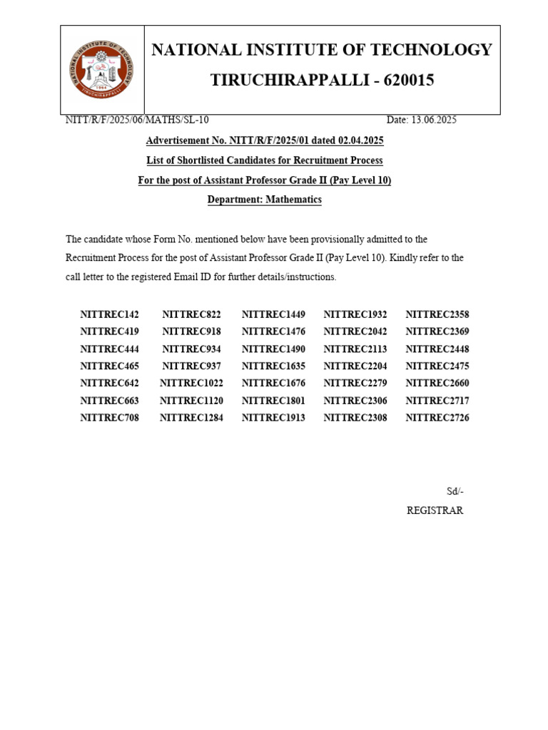 FR 2025 SL Mat 10 | PDF