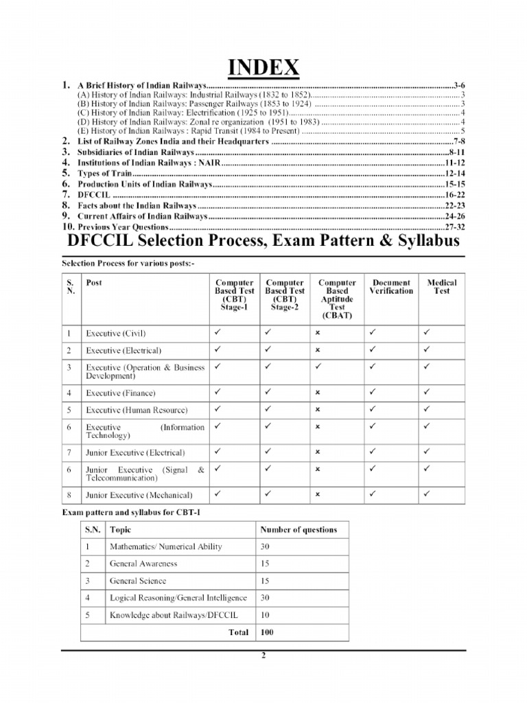 DFCCIL Railways Book | PDF