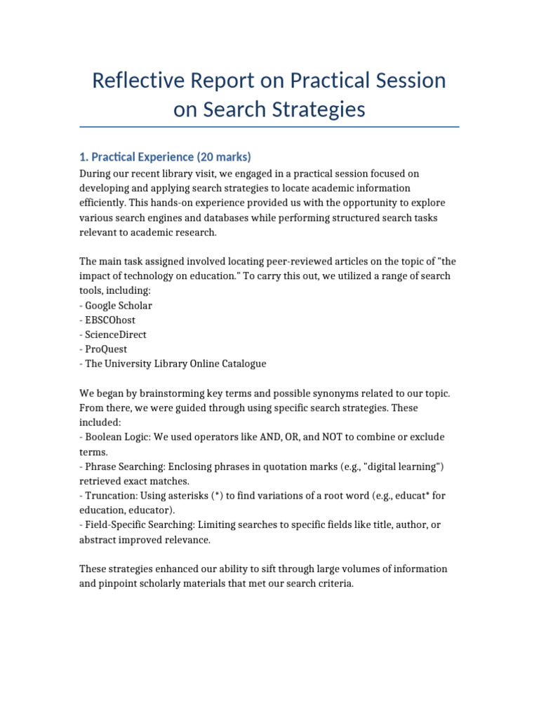 Search Strategies for Academic Research | PDF | Information Retrieval ...
