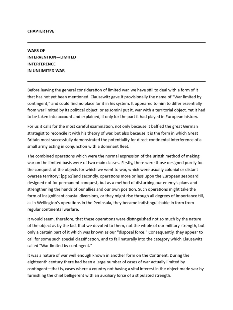 Corbett - Some Principles of Maritime Strategy Part 1 Chapter 5 | PDF ...