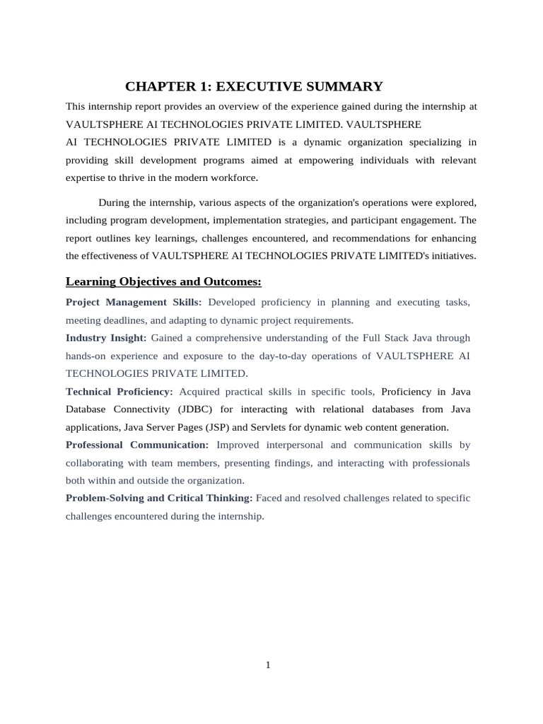 Internship Report on VAULTSPHERE AI | PDF | Statistics | Machine Learning