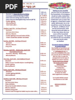 Kol Haloshon Live Shiurim Schedule | PDF | I Pod | Orthodox Judaism