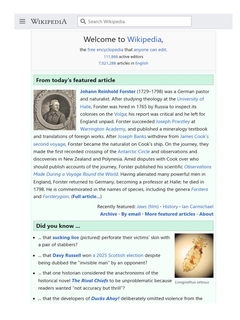 En M Wikipedia Org Wiki Main Page... | PDF | Wikipedia
