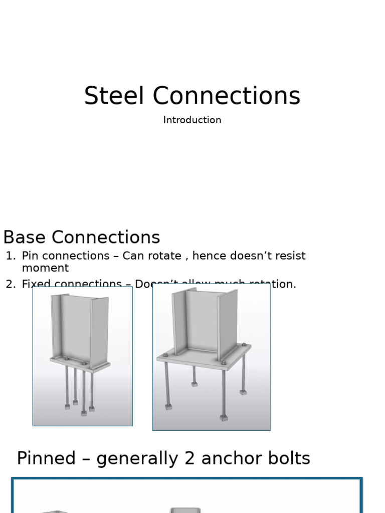 3b Steel Connections 3d Overview | PDF