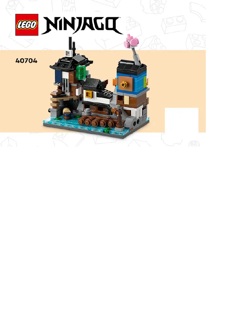 Manual de Instruções Lego NINJAGO 40704 (112 Páginas) | PDF