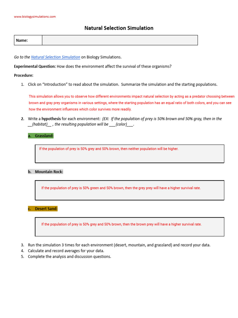 Kami Export - Tyler Jones - Natural Selection Simulation | PDF | Ivory | Elephant